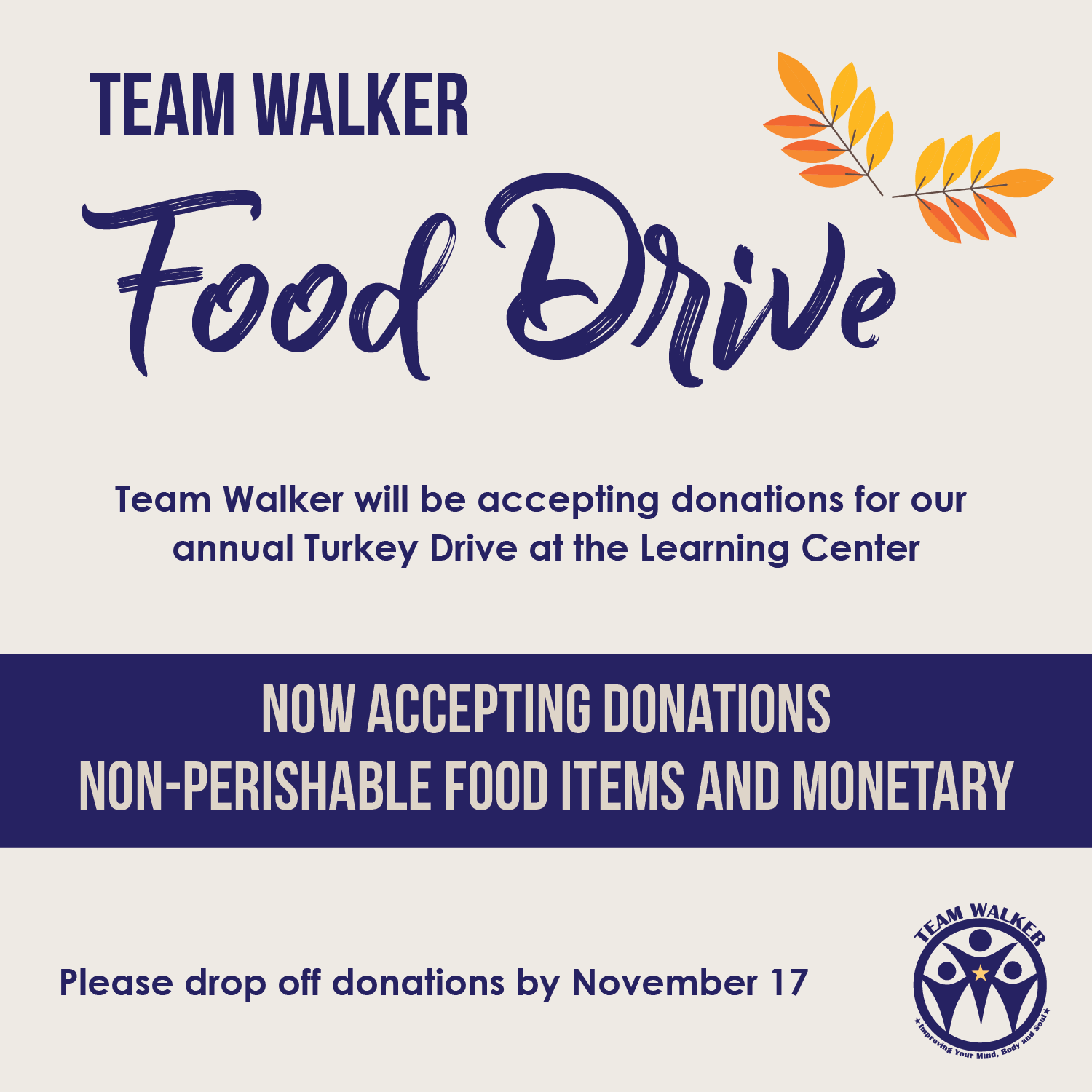 Turkey Drive – Team Walker